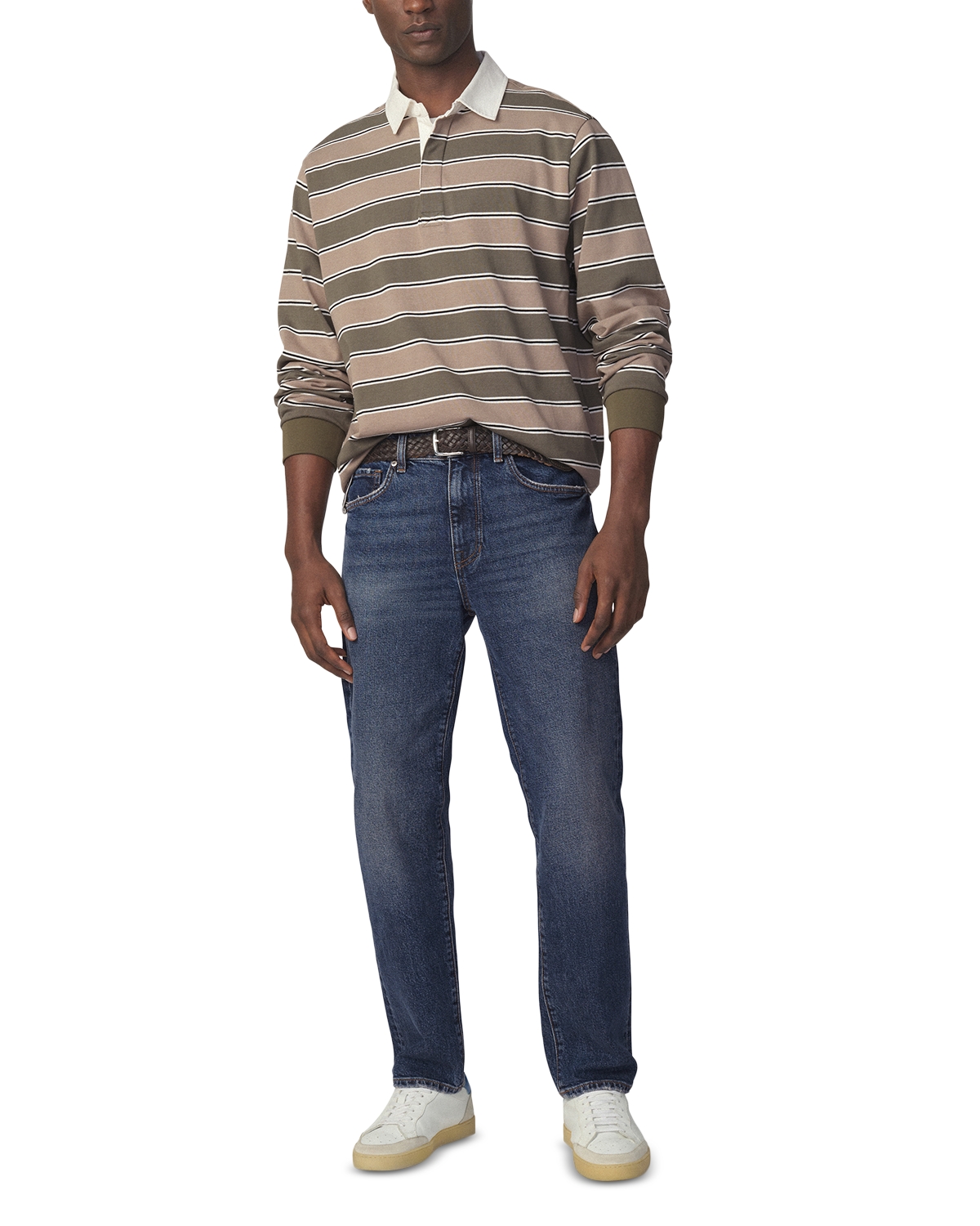 JOE'SJEANS stripe rugby shirt